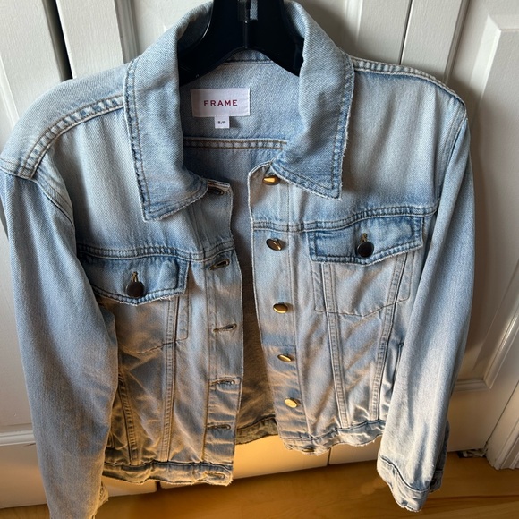 Frame Denim | Jackets & Coats | Frame Denim Boxer Jacket In Excellent ...